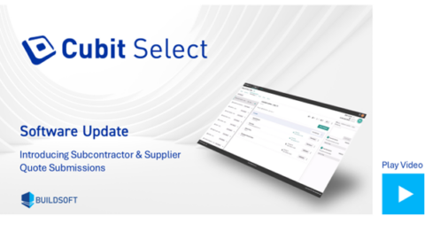 CUBIT SELECT UPDATE - APRIL 2025 RELEASE